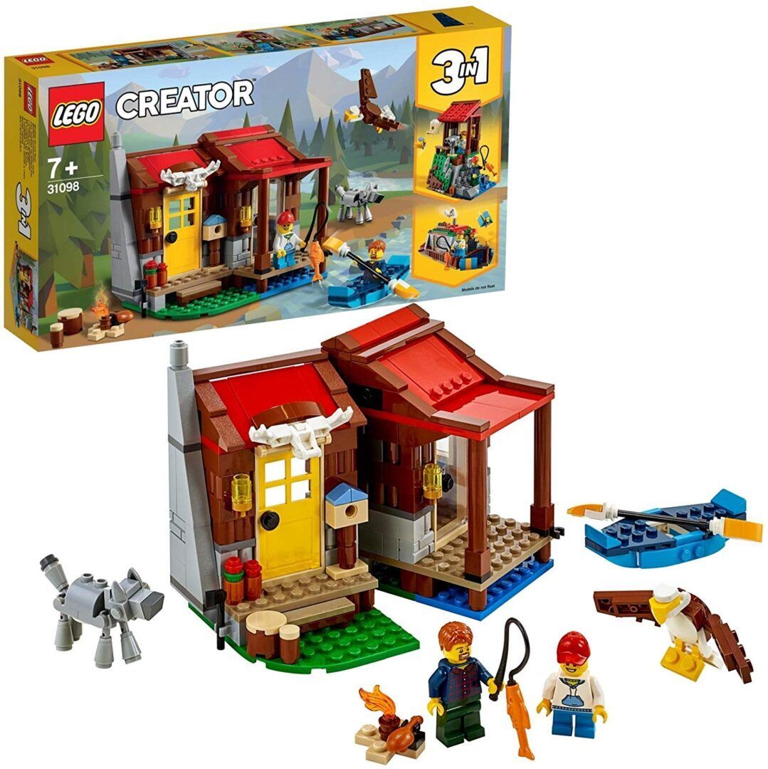 LEGO Creator (31098) Cabaña, Juguete 3 en 1 - 25% dto